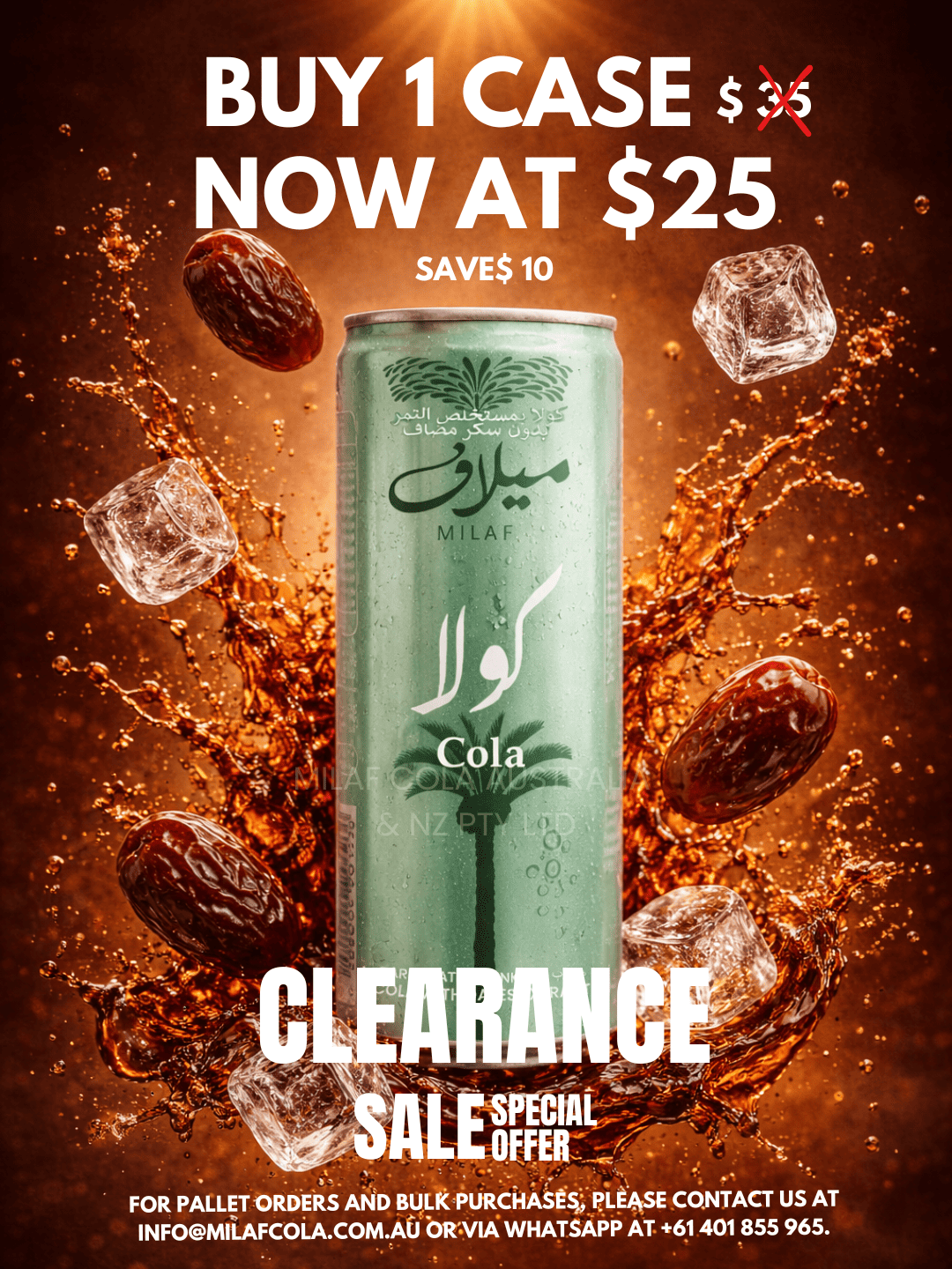 Milaf Cola | Premium Date-Based Cola | Zero Sugar