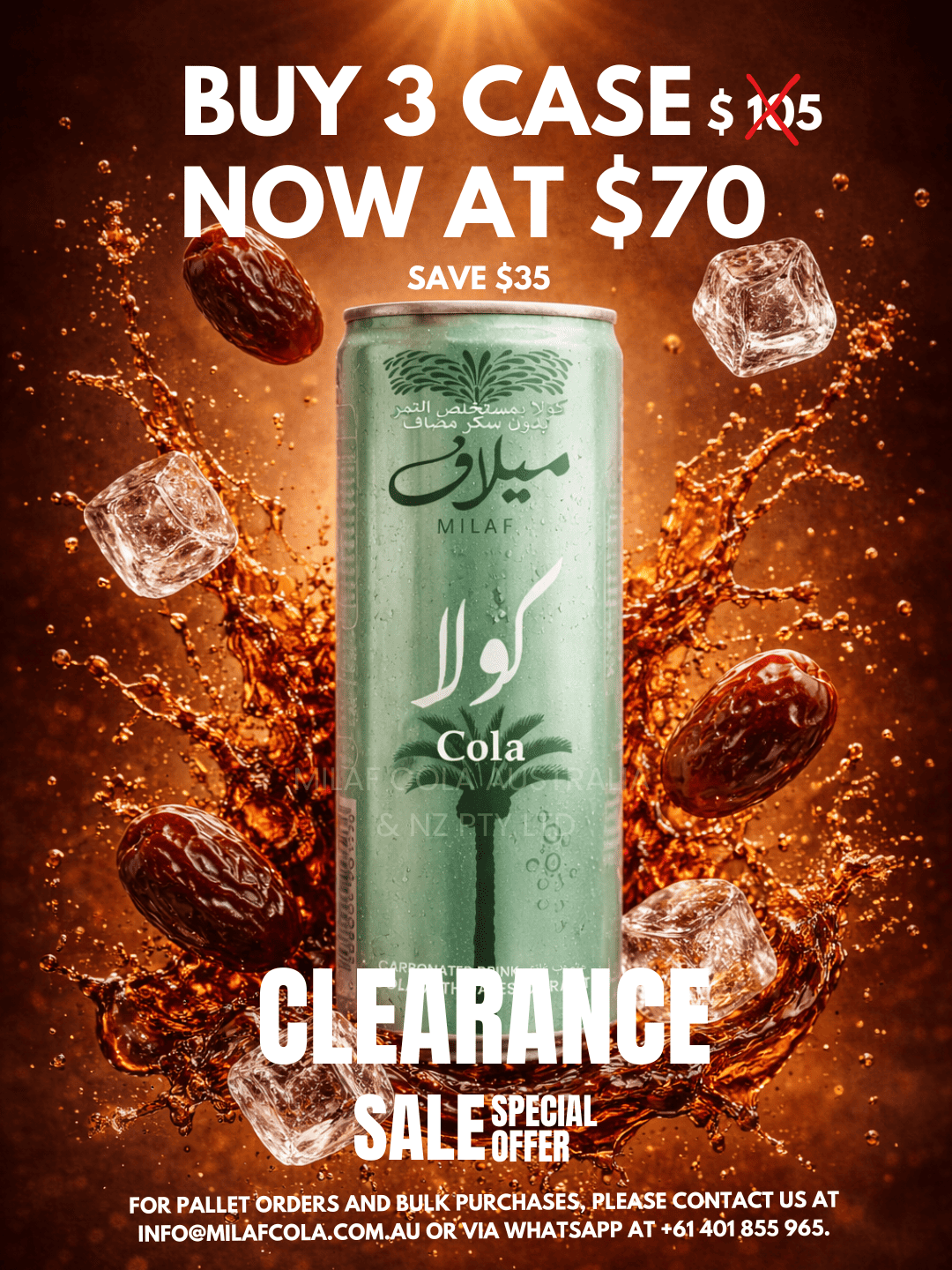 Milaf Cola | Premium Date-Based Cola | Zero Sugar