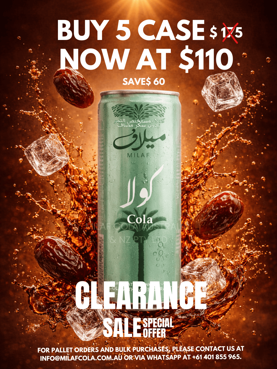 Milaf Cola | Premium Date-Based Cola | Zero Sugar
