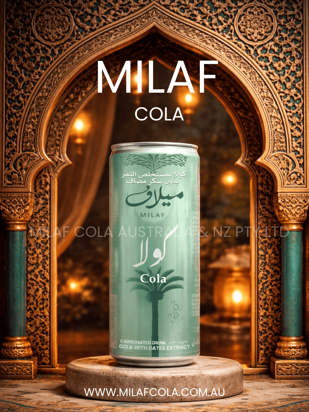 Milaf Cola | Premium Date-Based Cola | Zero Sugar